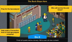 The Simpsons: Tapped Out The Buck Stops Here and "Haw-Haw Land" episode ...