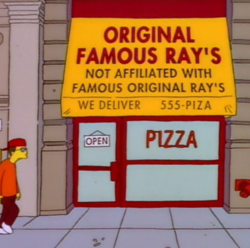 Original Famous Ray's - Wikisimpsons, the Simpsons Wiki