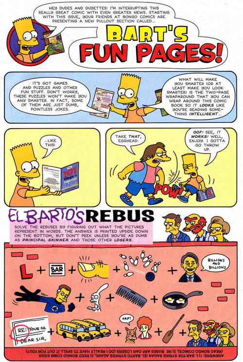 Bart's Fun Pages! - Wikisimpsons, the Simpsons Wiki