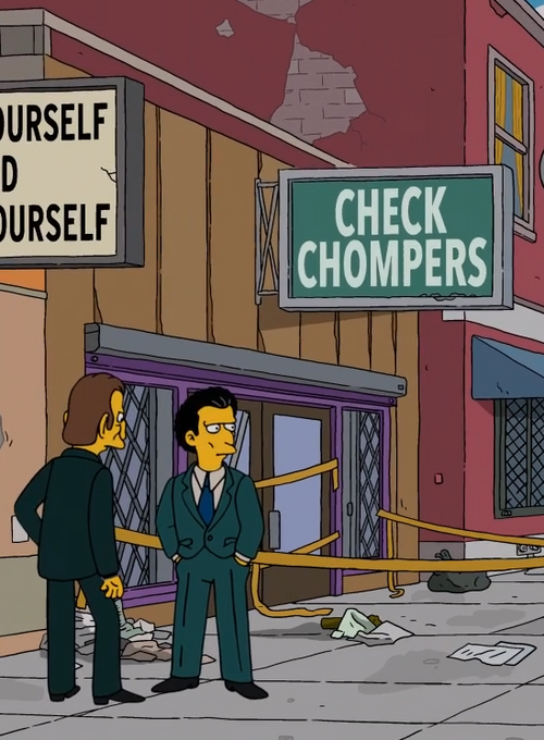 Check Chompers - Wikisimpsons, the Simpsons Wiki