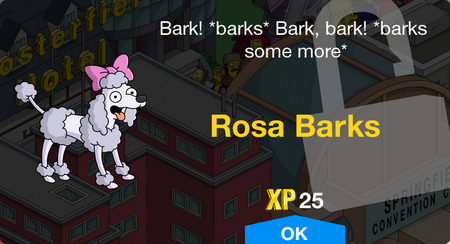 Rosa Barks - Wikisimpsons, the Simpsons Wiki