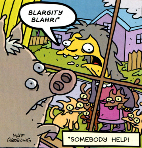 The Spectacular Spider-Pig - Wikisimpsons, the Simpsons Wiki
