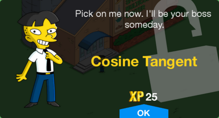 Cosine Tangent - Wikisimpsons, the Simpsons Wiki