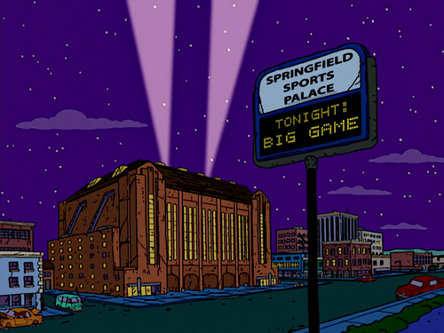 Springfield Sports Palace - Wikisimpsons, the Simpsons Wiki