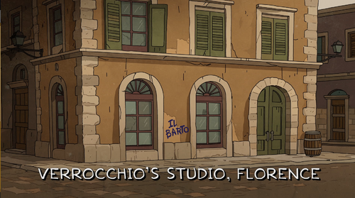 Verrocchio's Studio - Wikisimpsons, the Simpsons Wiki
