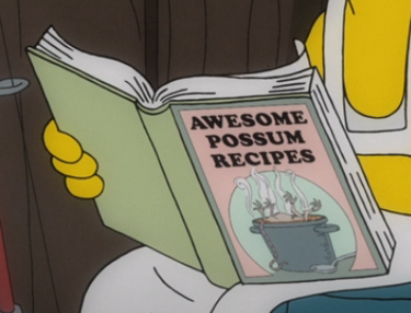 Awesome Possum Recipes - Wikisimpsons, the Simpsons Wiki