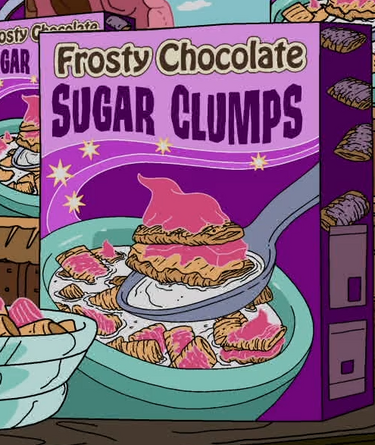 Frosty Chocolate Sugar Clumps - Wikisimpsons, the Simpsons Wiki