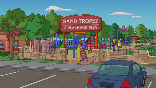 Sand Tropez - Wikisimpsons, the Simpsons Wiki