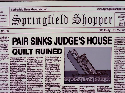 Springfield Shopper headlines - Wikisimpsons, the Simpsons Wiki