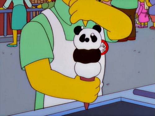 Panda cone - Wikisimpsons, the Simpsons Wiki