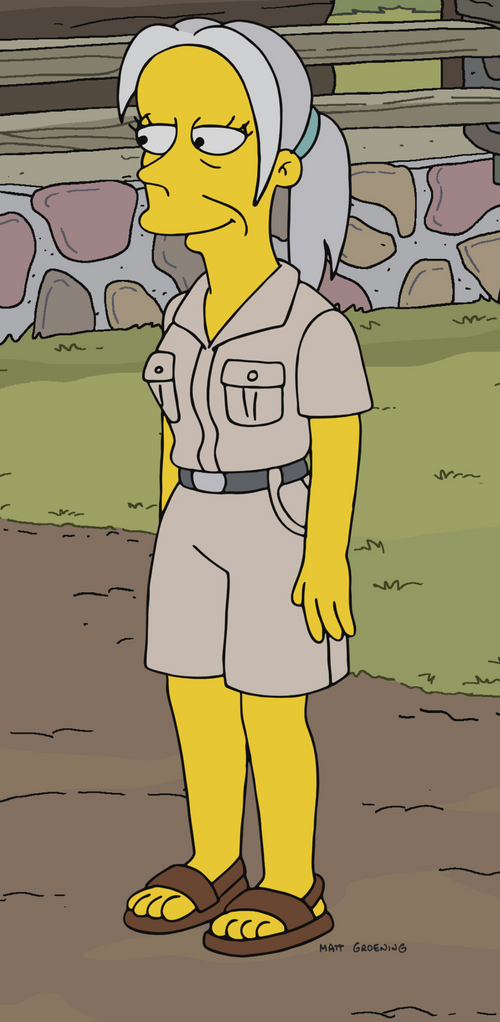 Jane Goodall - Wikisimpsons, the Simpsons Wiki