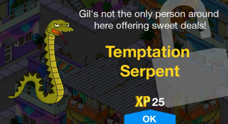 Temptation Serpent - Wikisimpsons, the Simpsons Wiki