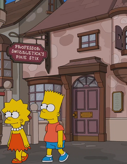 Professor Swizzletick's Pixie Stix - Wikisimpsons, the Simpsons Wiki