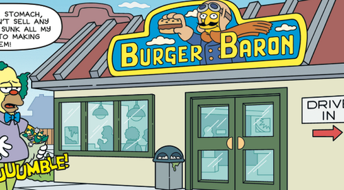 Burger Baron - Wikisimpsons, the Simpsons Wiki