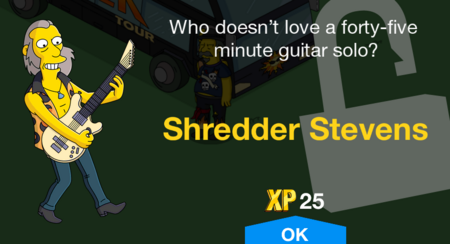 Shredder Stevens - Wikisimpsons, the Simpsons Wiki