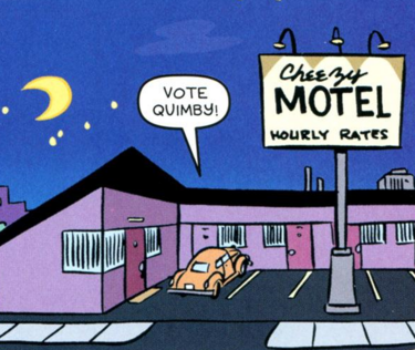 Cheezy Motel - Wikisimpsons, the Simpsons Wiki