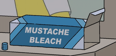 Mustache Bleach - Wikisimpsons, the Simpsons Wiki