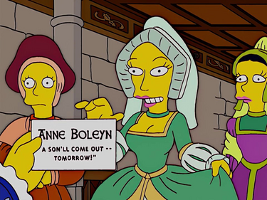 Anne Boleyn - Wikisimpsons, the Simpsons Wiki