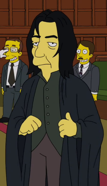 Severus Snape - Wikisimpsons, the Simpsons Wiki
