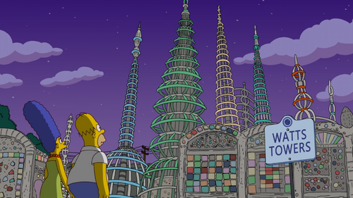 Watts Towers - Wikisimpsons, the Simpsons Wiki