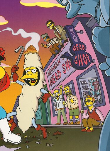 Herman's Head Shop - Wikisimpsons, the Simpsons Wiki