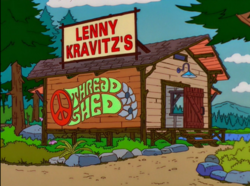 Lenny Kravitz's Thread Shed - Wikisimpsons, the Simpsons Wiki