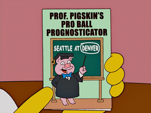 Professor Pigskin - Wikisimpsons, the Simpsons Wiki