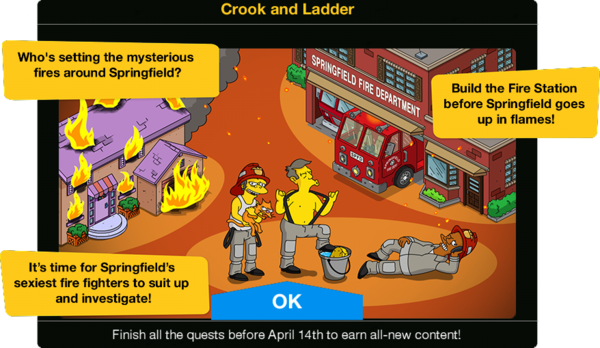The Simpsons: Tapped Out Crook and Ladder content update - Wikisimpsons ...