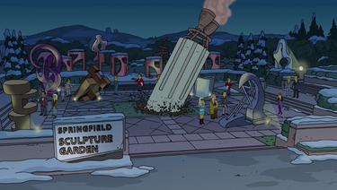 Springfield Sculpture Garden - Wikisimpsons, the Simpsons Wiki