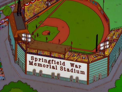 Springfield War Memorial Stadium - Wikisimpsons, the Simpsons Wiki