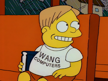 Wang Computers - Wikisimpsons, the Simpsons Wiki