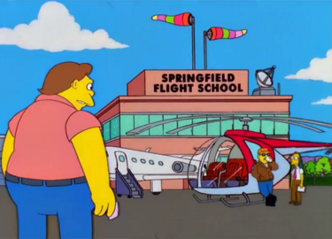 Springfield Flight School - Wikisimpsons, the Simpsons Wiki
