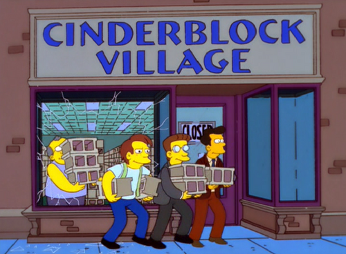 Cinderblock Village - Wikisimpsons, the Simpsons Wiki