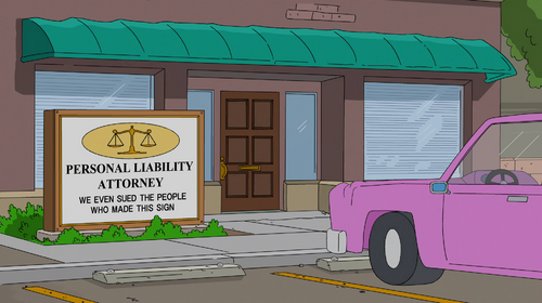 Personal Liability Attorney - Wikisimpsons, the Simpsons Wiki