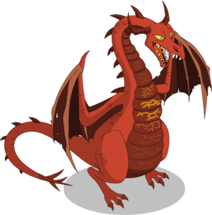 Dragon of Springfieldia - Wikisimpsons, the Simpsons Wiki