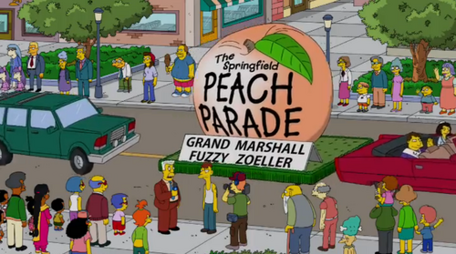 Springfield Peach Parade - Wikisimpsons, the Simpsons Wiki