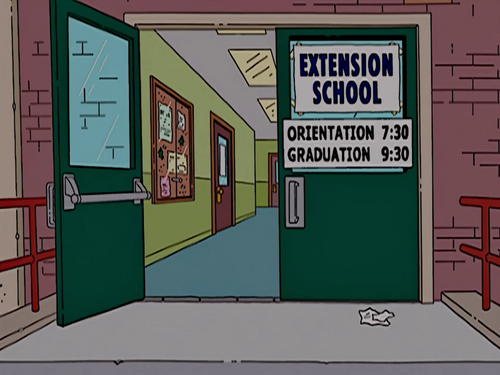 Springfield Extension School - Wikisimpsons, the Simpsons Wiki