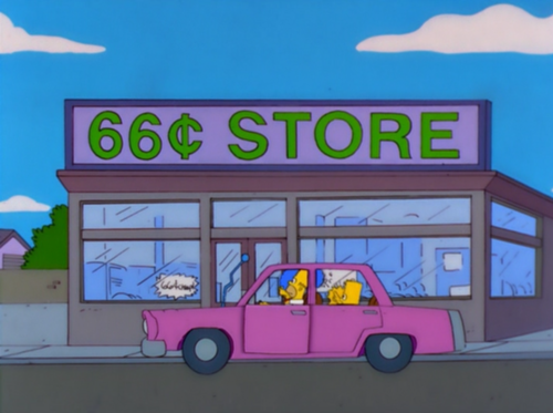 66¢ Store - Wikisimpsons, the Simpsons Wiki