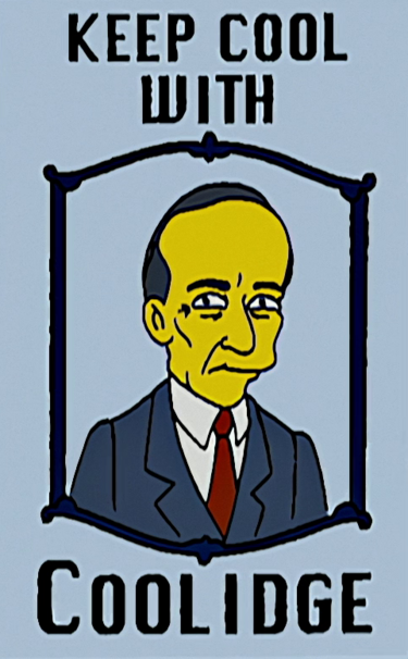 Calvin Coolidge - Wikisimpsons, the Simpsons Wiki