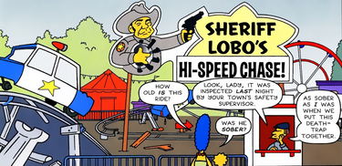 Sheriff Lobo's Hi-Speed Chase! - Wikisimpsons, the Simpsons Wiki