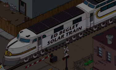 Ed Begley Solar Train - Wikisimpsons, the Simpsons Wiki