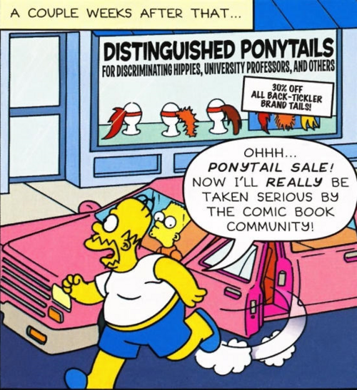 Distinguished Ponytails - Wikisimpsons, the Simpsons Wiki