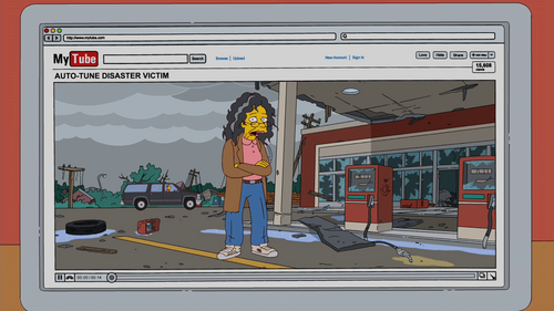 Auto-tune disaster song - Wikisimpsons, the Simpsons Wiki