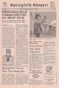 Springfield Shopper - Wikisimpsons, the Simpsons Wiki