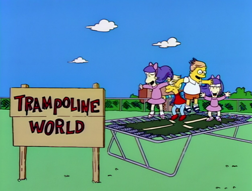 Trampoline World - Wikisimpsons, the Simpsons Wiki