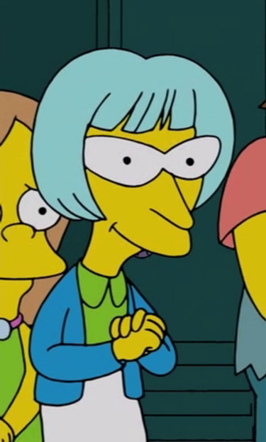 Girl With Glasses Wikisimpsons The Simpsons Wiki