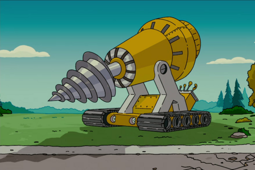 Deep Dome Drill - Wikisimpsons, the Simpsons Wiki