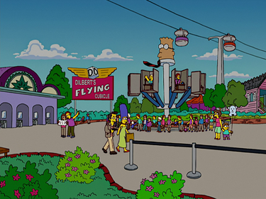 Dilbert's Flying Cubicle - Wikisimpsons, the Simpsons Wiki