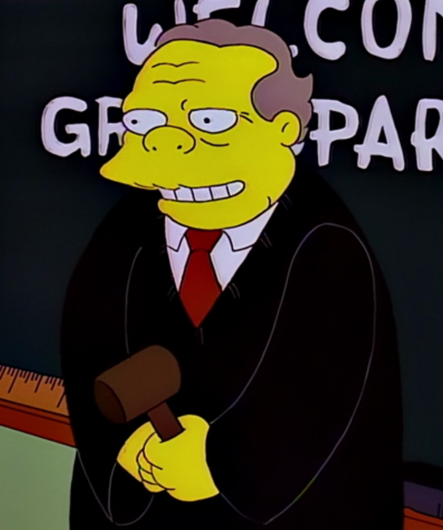 Judge Muntz - Wikisimpsons, the Simpsons Wiki Judge Muntz - Wikisimpsons, the Simpsons Wiki