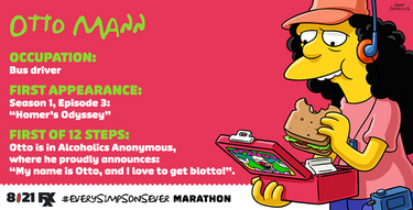 Otto Mann - Wikisimpsons, the Simpsons Wiki
